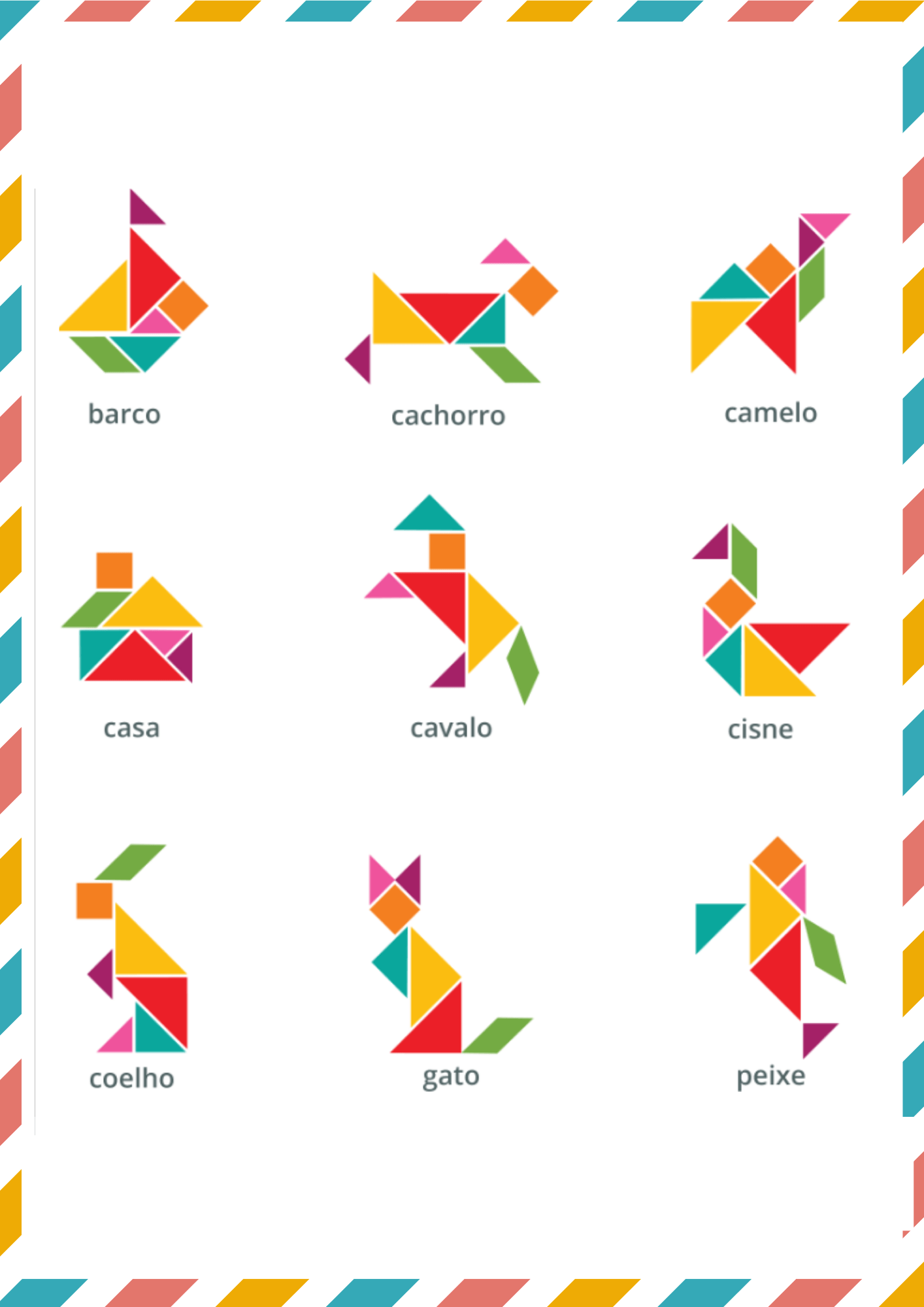 Dica de atividade usando Tangram. - Ludopia