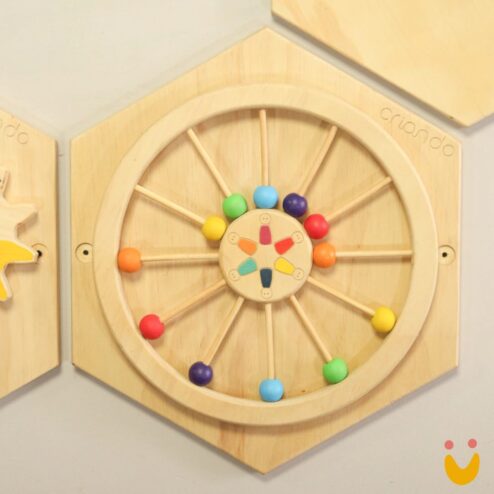 Painel Sensorial Colmeia - Labirinto - Ludopia